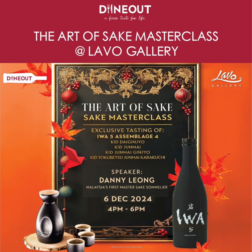 The Art of Sake Masterclass @ Lavo Gallery - DiineOut